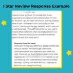 1 Star Review Response Examples